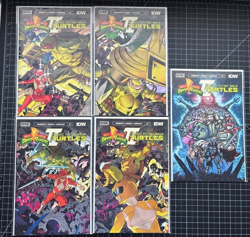 MMPR TMNT II #1 Cover Comic Set & Variant F CVR All NM 🔥 | eBay