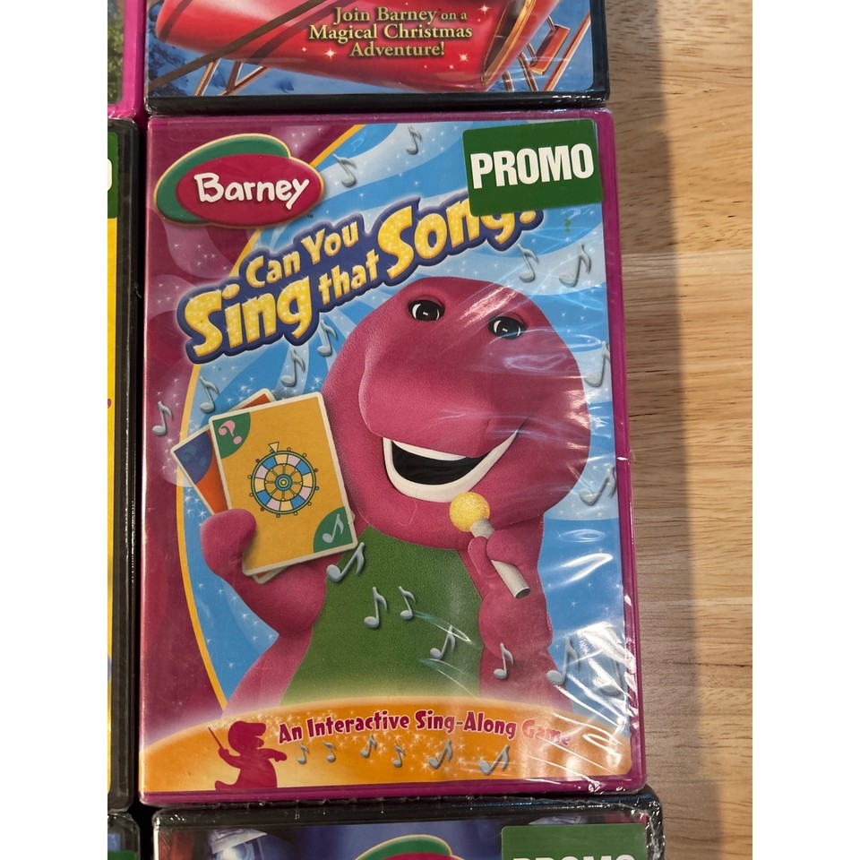 Barney DVD Sealed Lot of 6 Children's TV Promo Imagination Showtime New ...