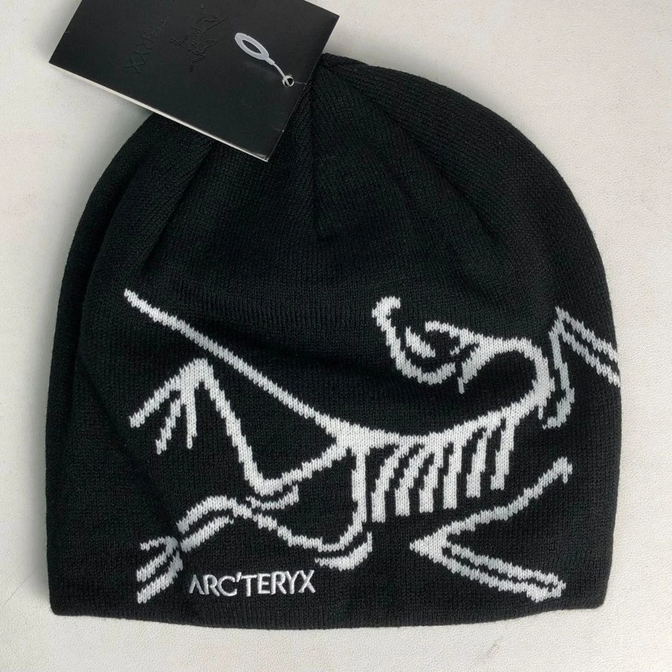 Arcʼteryx Bird Head Wool Beanie Orca Black – Unisex Winter Toque NWT | eBay