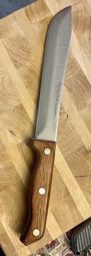 Vintage 8" Blade MIGHTY OAK Imperial Stiff Stainless Butcher Knife USA ...