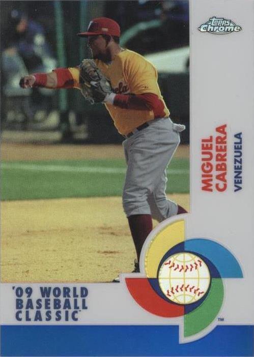 2009 Topps Chrome - World Baseball Classic Miguel Cabrera #W21 Blue ...
