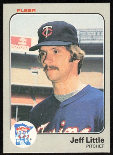 1983 Fleer Jeff Little Rookie Minnesota Twins #619 | eBay