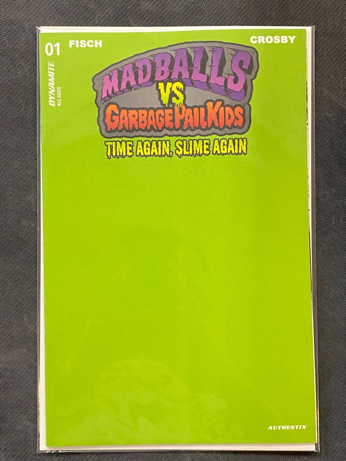 Madballs vs Garbage Pail Kids Slime Again #1 N White Cvr Dynamite 2023 ...