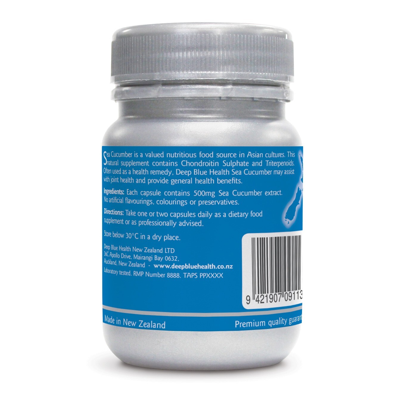 Sea Cucumber - by Deep Blue Health - 90 Capsules - 500 mg - Immune ...