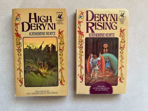HIGH DERYNI & RISING by Katherine Kurtz Chronicles of Lot 2 PB ...