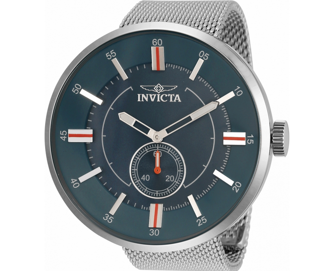 INVICTA VINTAGE RACER QUARTZ STAINLESS STEEL MESH BRACELET WATCH ...