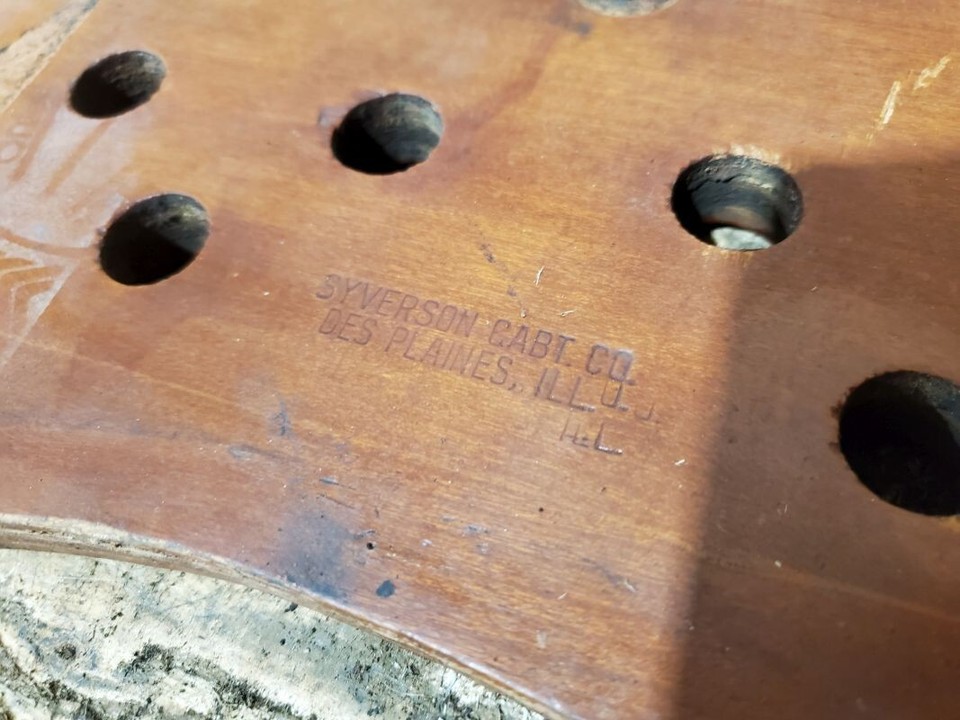 1911 Original Ford Model T Firewall Mfg By Syverson Cabinet Company ...