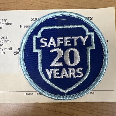 Greyhound Bus, driver patch, 20 Safety Years. 3 inch diameter | eBay