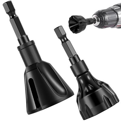 2Pcs Deburring External Chamfer Tool Hex Shank Remove Burr Tool Screw ...