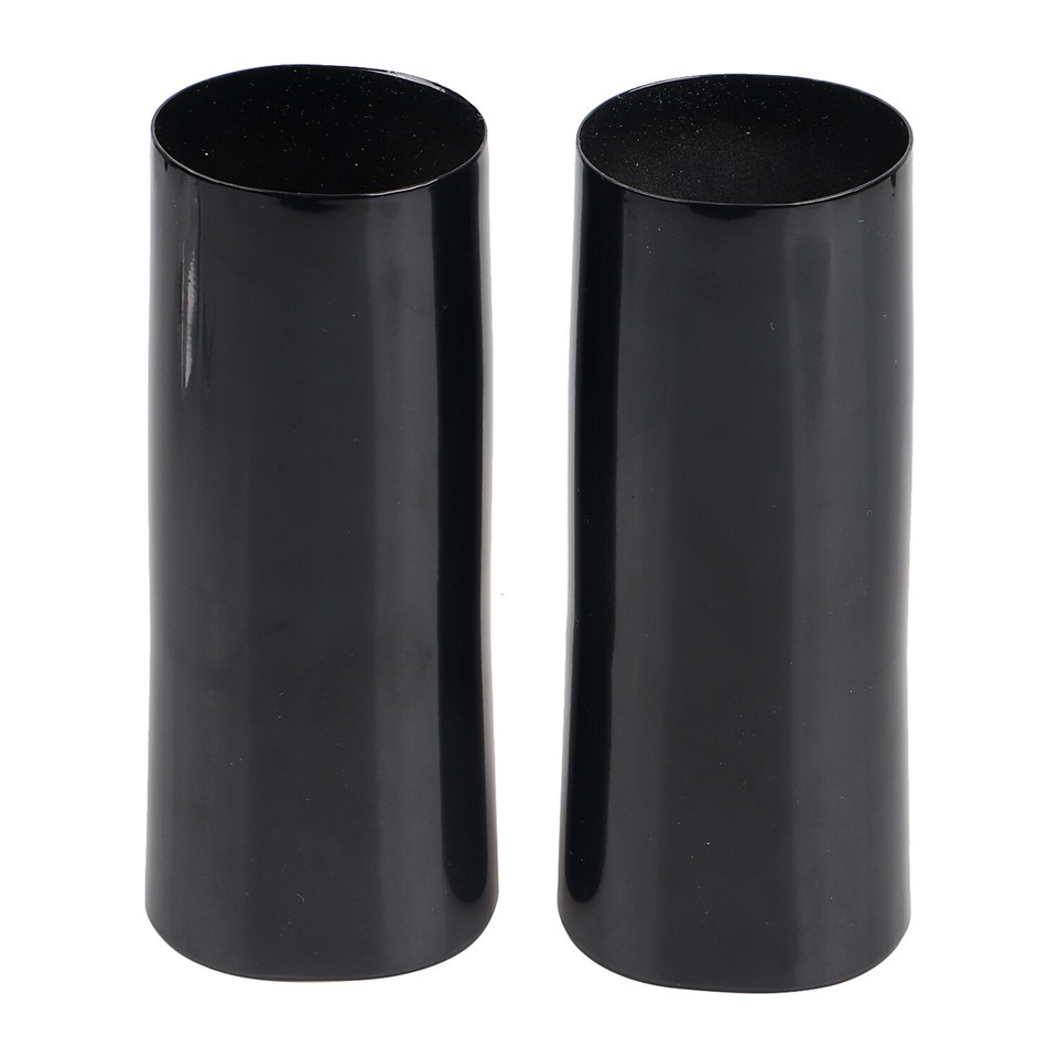 +2" Extended Fork Slider Cover Cow Bells For Harley Softail Touring ...
