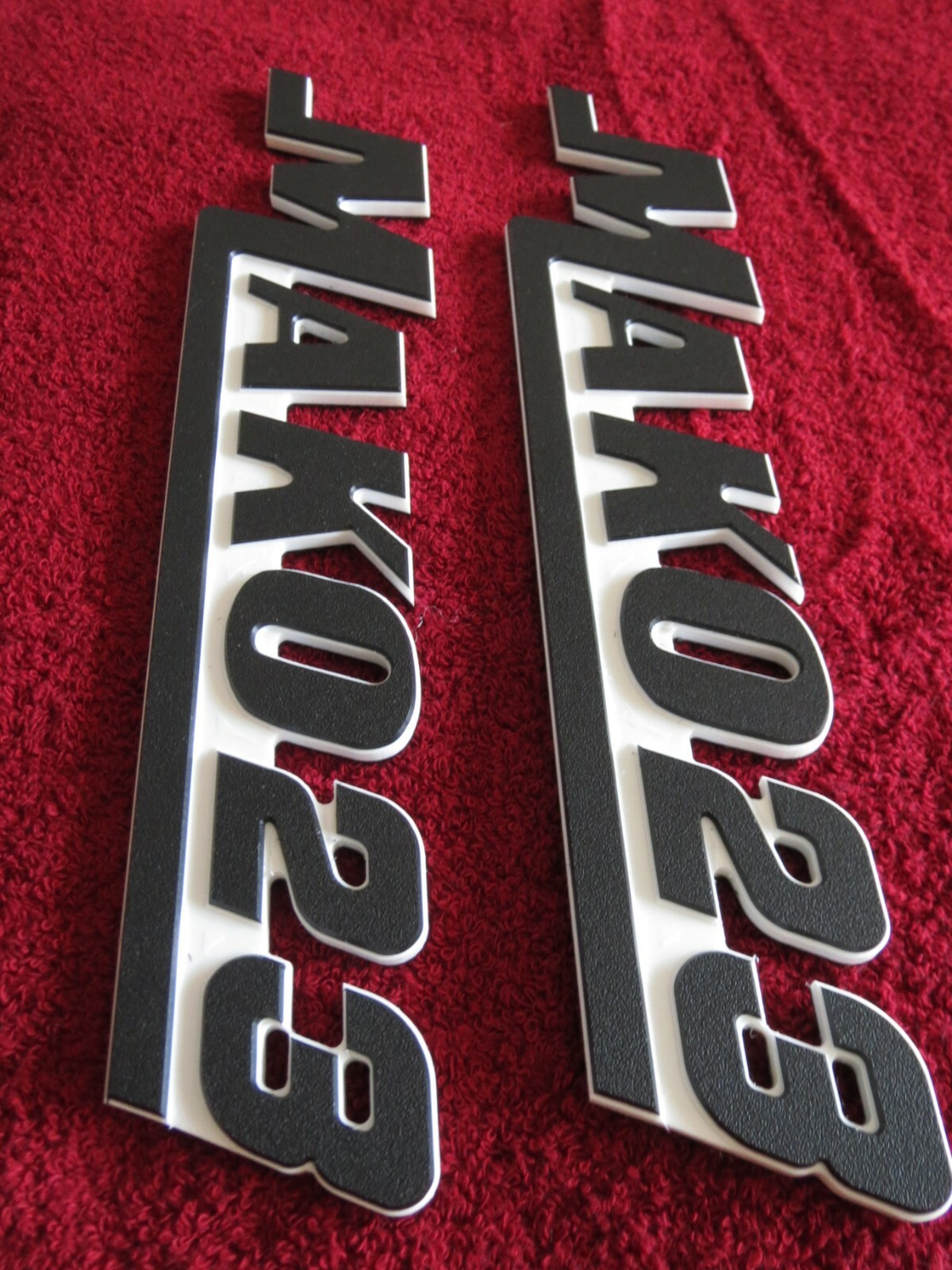 Mako Boat Emblems / Badges (Small) 2-3/8" High | eBay