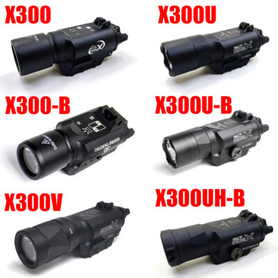 Tactical X300-B X300V X300 Ultra Weaponlight Airsoft LED Pistol Light ...