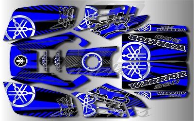 YAMAHA WARRIOR full graphics kit DECALS STICKERS ..THICK AND HIGH GLOSS ...