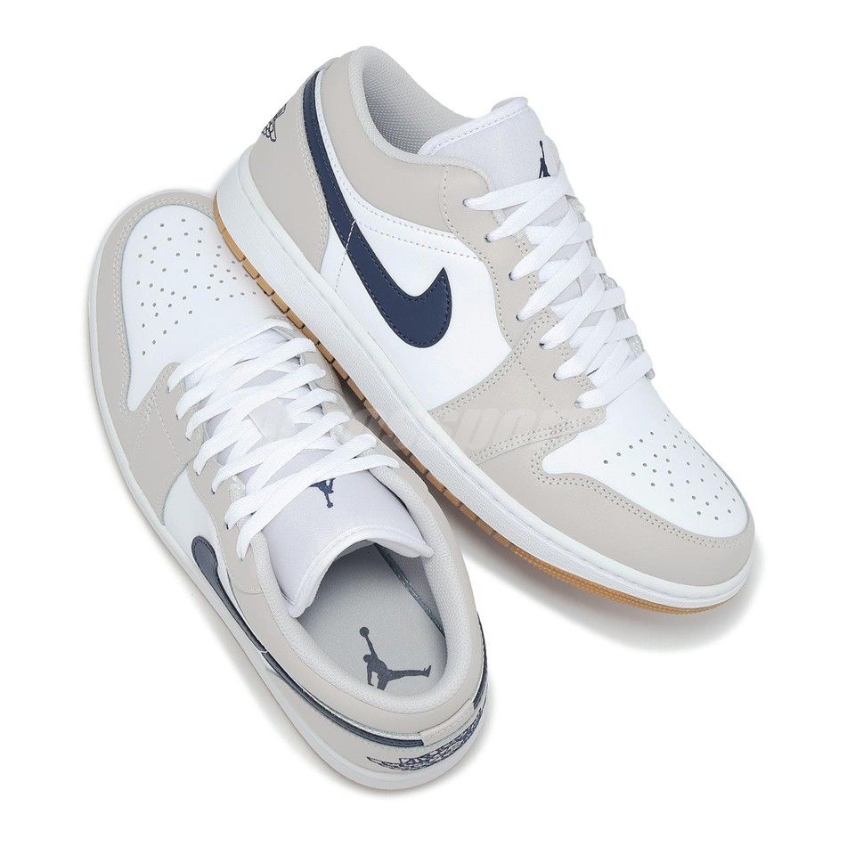 Nike Air Jordan 1 Low AJ1 Georgetown Men Casual Shoes Sneakers 553558 ...