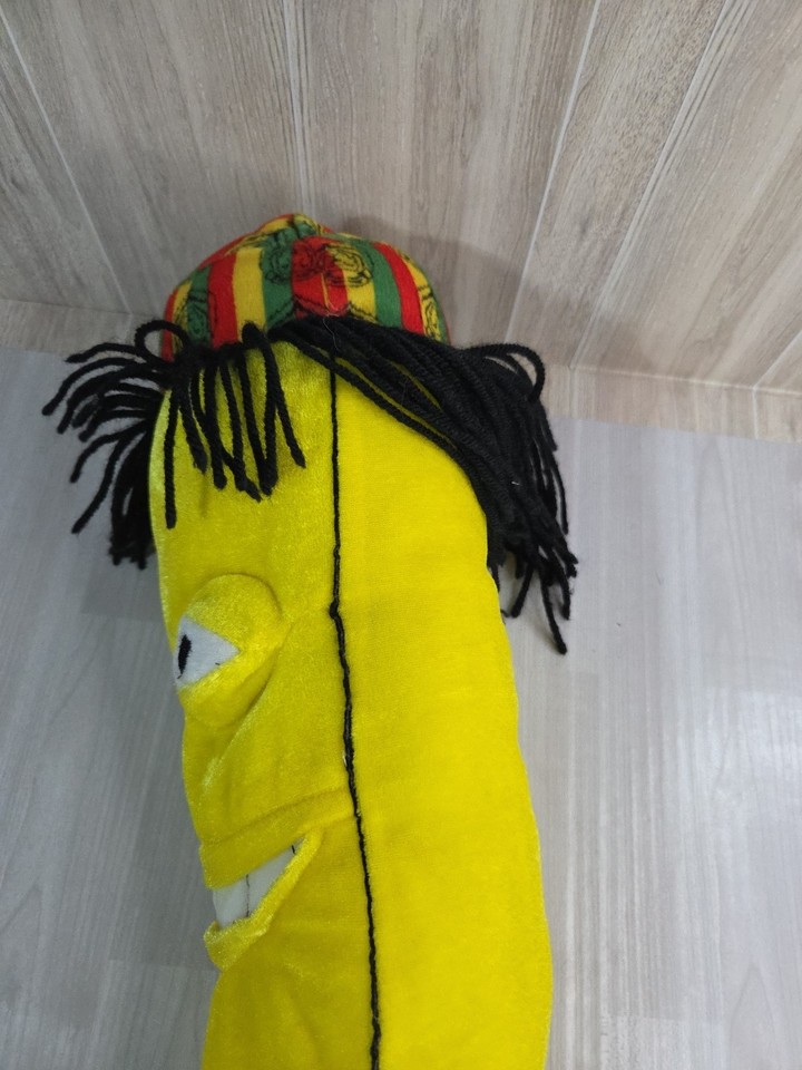 Giant Rasta Banana Plush 19" Stuffed Toy Dreadlocks Carnival Prize | eBay
