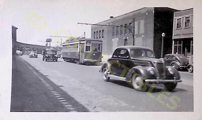 Vintage Trolley Photo 1940s Buffalo New York Nearside Route 8 | eBay