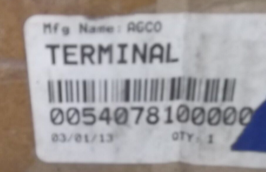 FENDT VARIO G718.970.010.022 AGCO 0054078100000 TERMINAL SET UP NEW | eBay