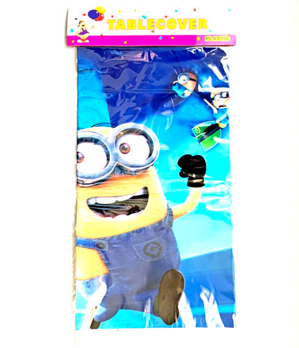 MINIONS BIRTHDAY PARTY RECTANGULAR PLASTIC TABLECLOTH TABLE COVER | eBay