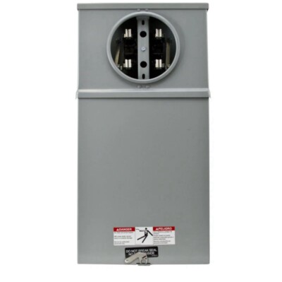 Cooper b line 114TB Safety Socket Box 4 Jaw 100A 600V 1-Phase 3-wire ...