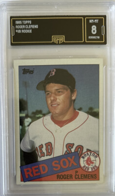 1985 Topps Roger Clemens #99 RC Rookie GMA 8 NM-MT Red Sox | eBay