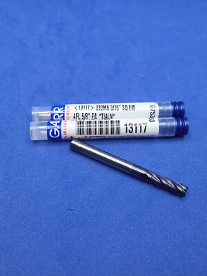 (2) Garr Tool 13117 3/16" Carbide End Mills | eBay