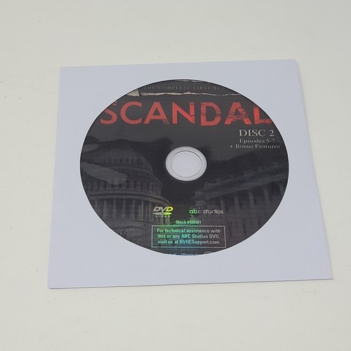 Scandal Season 1 One DVD Replacement Disc 2 | eBay