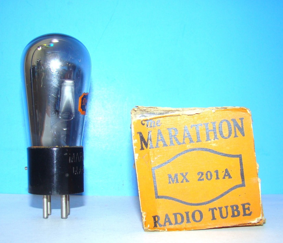 No MX-201-A Marathon NOS amplifier audio radio vacuum tube valve Globe ...