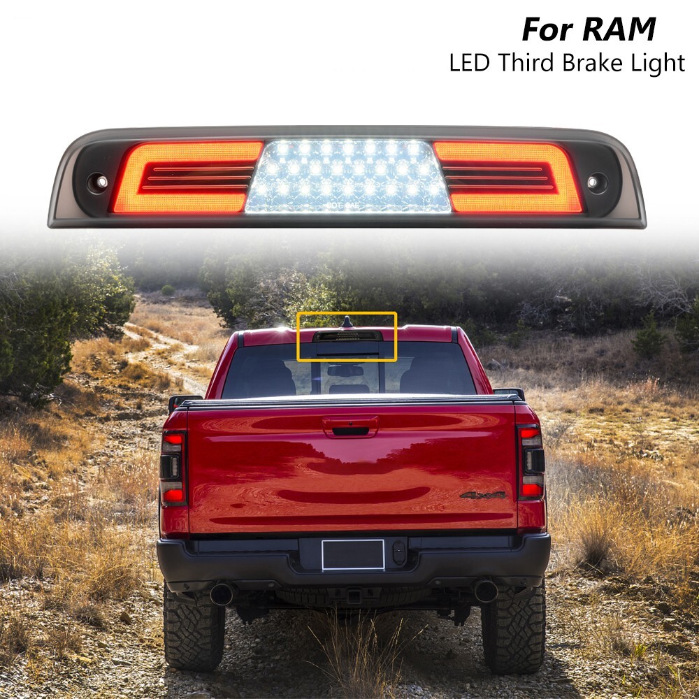 Dodge Ram Smoke Led Brake Lights RAM 1500 LED Third Brake Light;