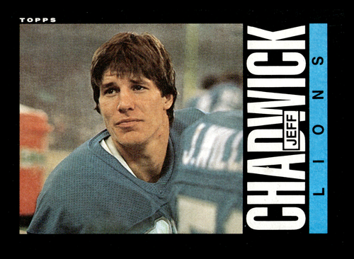 1985 Topps Jeff Chadwick #54 Detroit Lions NFL Football | eBay