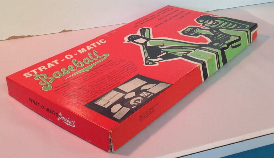 Vtg 1976 Strat-O-Matic Baseball Board Game Basic/Advanced Strategy ...
