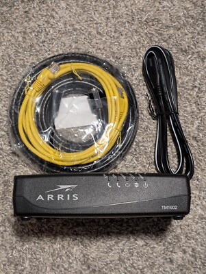 Arris TM1602A Docsis 3.0 Cable Internet Modem Charter Spectrum Comcast ...