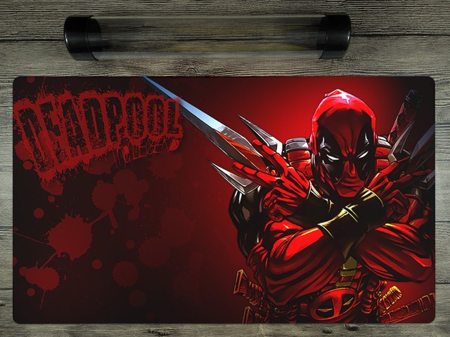 Marvel Deadpool Yugioh/vg/mtg Custom Playmat Trading Card Game CCG Mat ...