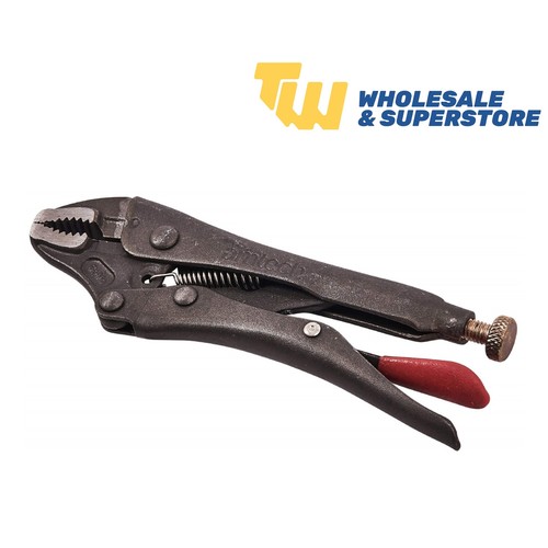 Amtech C1505 5" Curved Jaw Heavy Duty Locking Pliers Vice Grip Chrome ...