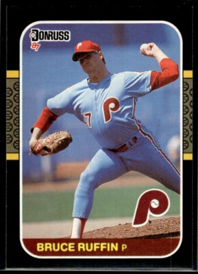 1987 Donruss #555 Bruce Ruffin Rookie Philadelphia Phillies | eBay