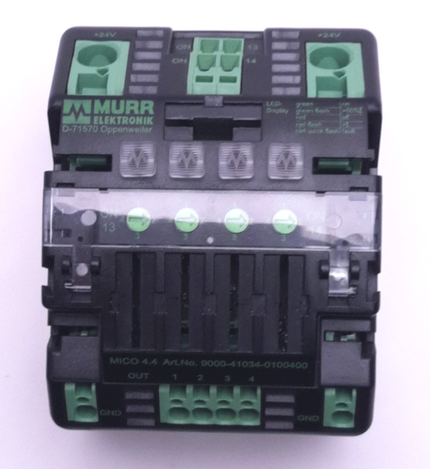 Murr Elektronik MICO 4.4 9000-41034-0100400 Aux Circuit Protection 4 ...