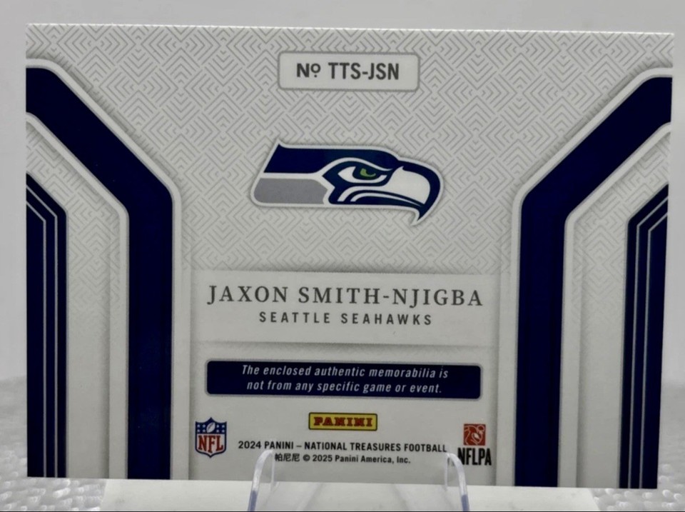 Jaxon Smith-Njigba 2024 Panini National Treasures #TTS-JSN Tremendous ...