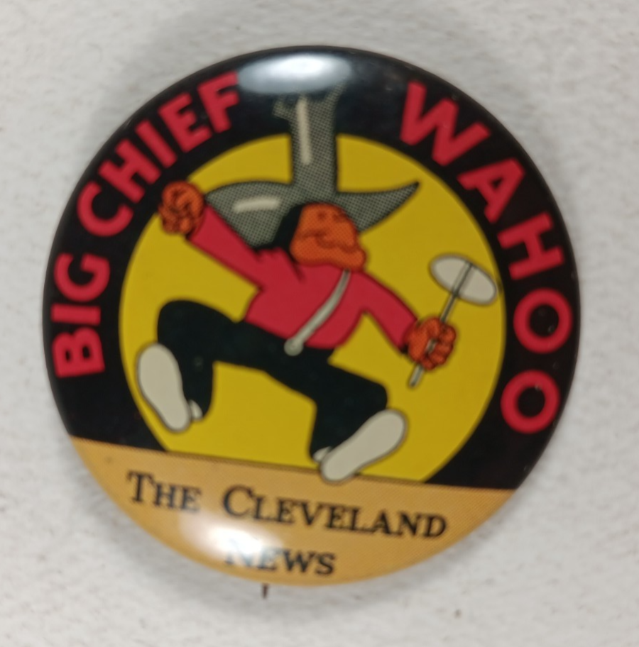 Big Chief Wahoo Pinback Button - The Cleveland News | eBay