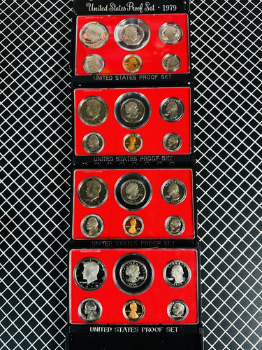 Lot Of 4: 1979-S U.S. Mint 6 Coin Proof Sets (Type II) | eBay
