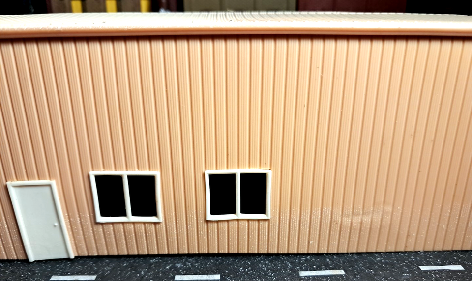 Pike-Stuff Prefab Warehouse-HO=1/87Model Railroad Building-#4-BUILT ...