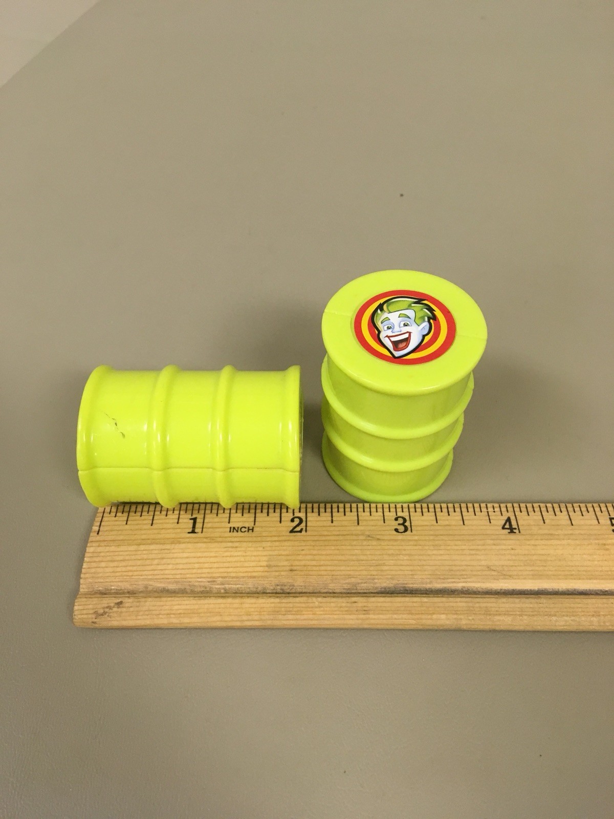 2 Imaginext DC Batman JOKER Garbage truck BARRELS replacement accessory ...