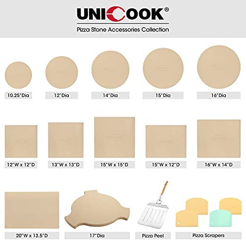 Pizza Stone 10.25 Inch Round Pizza Grilling Stone Small Pizza Stone for ...