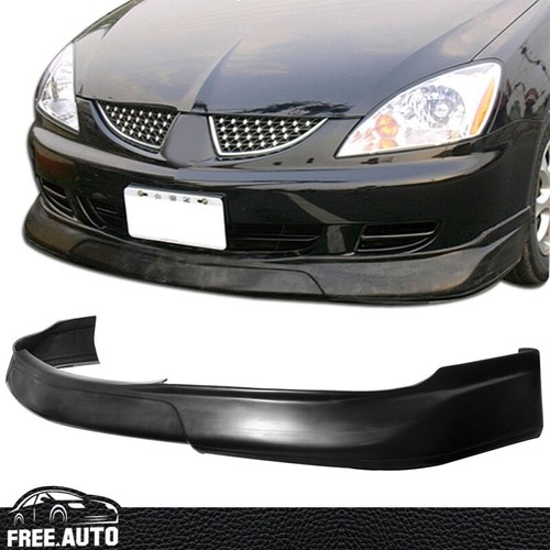 Fits 04-07 Mitsubishi Lancer Front Bumper Lip Spoiler Unpainted Ralli ...