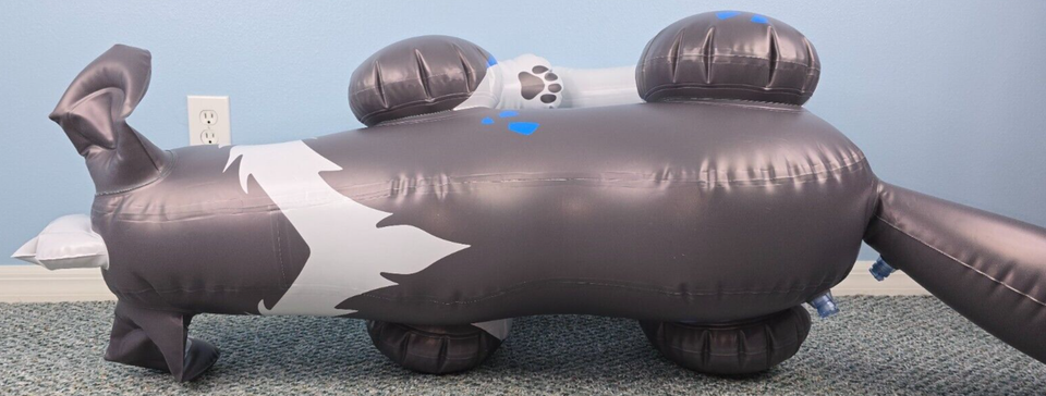 Ollie the Cuddly Inflatable Collie Dog from Wetnose Squeak | eBay