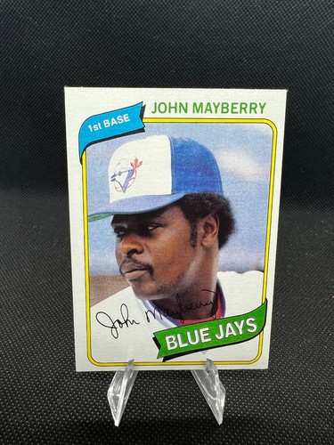 1980 Topps JOHN MAYBERRY Baseball Card 643 Toronto Blue Jays - B | eBay