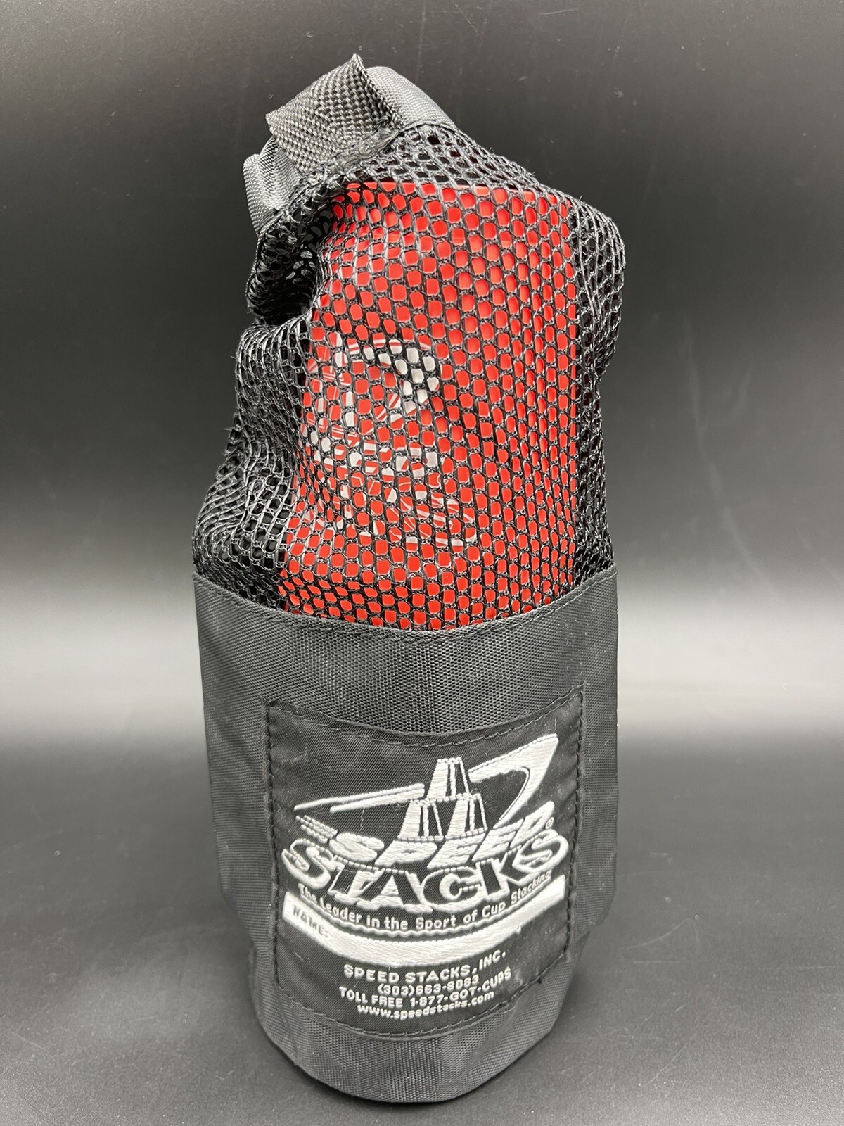 SpeedStacks Really Red 12 Cup Stacking Set WSSA Official With Carrying ...