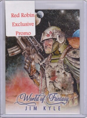 2012 WORLD OF FANTASY JIM KYLE PROMO CARD RED ROBIN DEALER EXCLUSIVE 20 ...