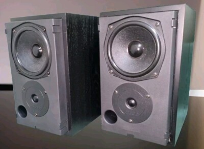 Mission 760 Stereo Bookshelf Speakers in Black Ash finish, great ...