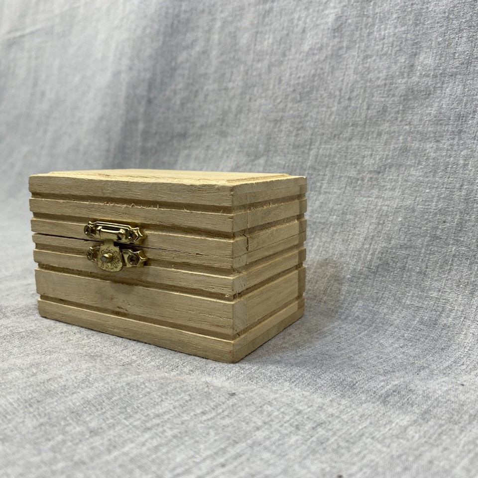 Small Unfinished Wooden Craft Boxes | eBay