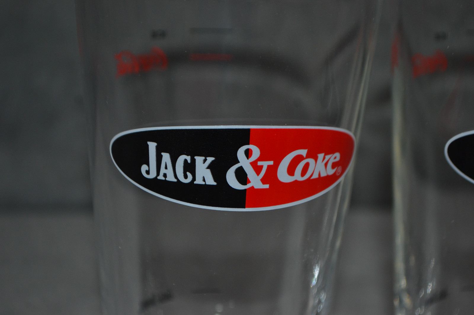 2x Jack Daniel's And Coca Cola Highball Glass 35cl 350ml Whisky Jack ...