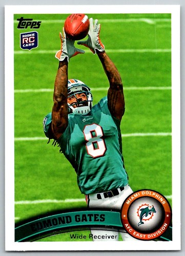 2011 TOPPS EDMUND GATES MIAMI DOLPHINS #165 | eBay